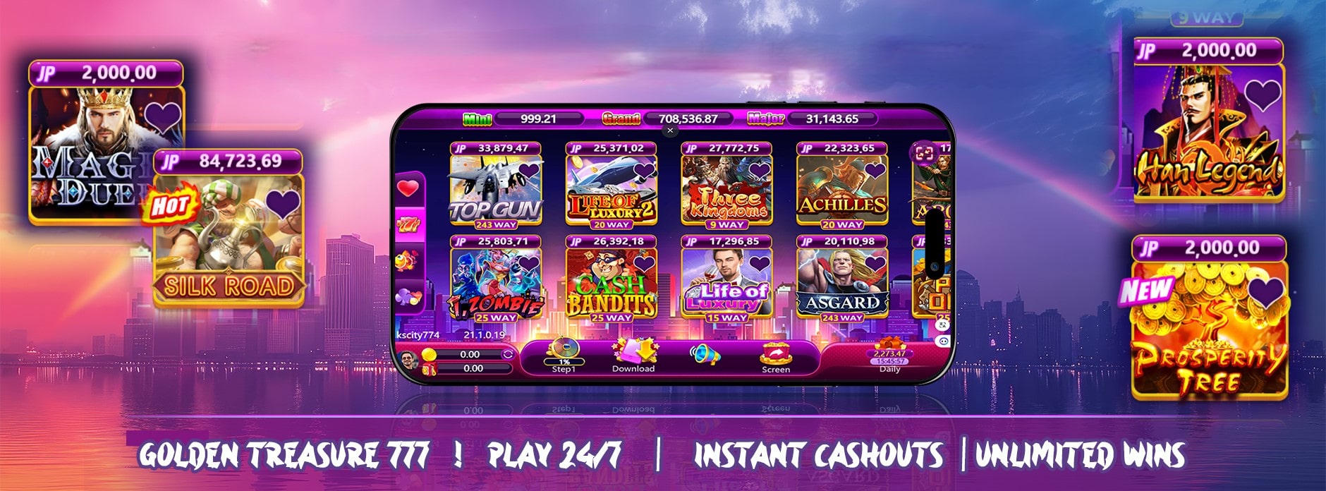 Golden Treasure Mobi - Online Casino Games | GoldenTreasure
